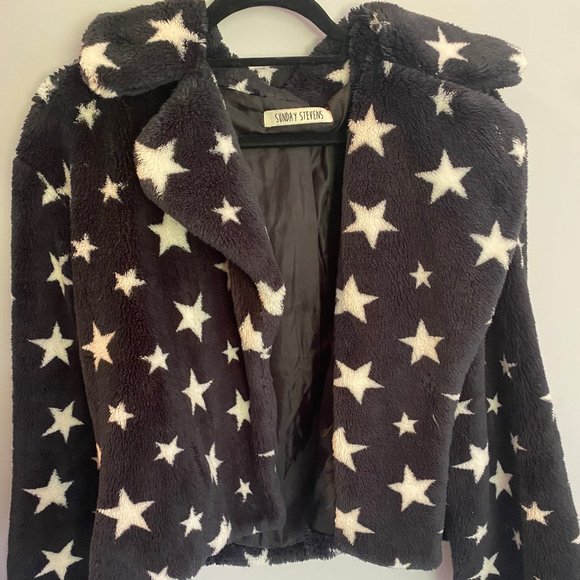 Jackets & Coats | Fuzzy Star Jacket | Poshmark